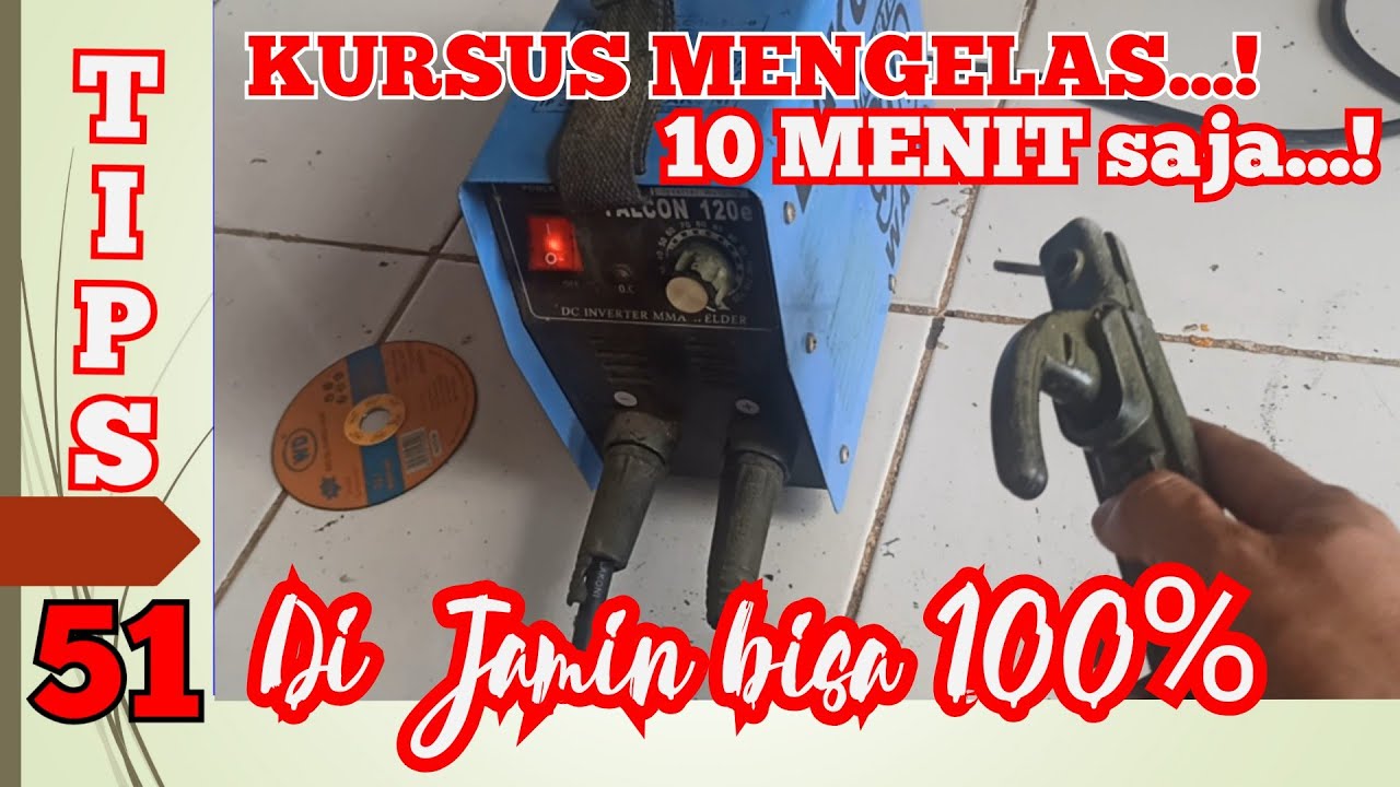 10 menit | Kursus LAS MMA | belajar las stik,las MMA,las listrik - YouTube