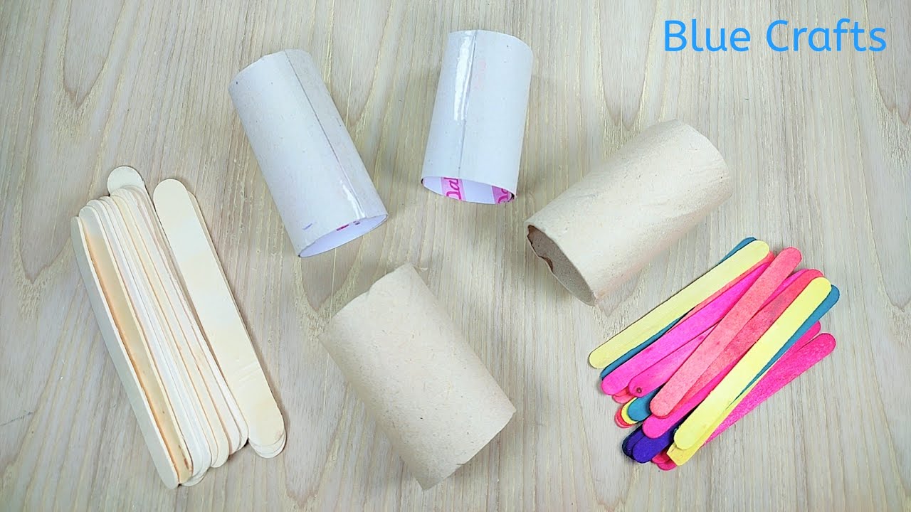 How To Recycle Empty Tissue Roll | Best Out Of Waste Material Craft ...