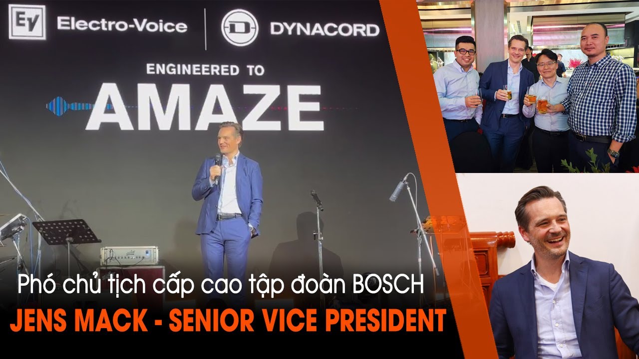 Mr. JENS MACK - Senior Vice President, Bosch phát biểu ra mắt tại sự ...