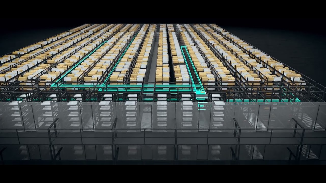 Automatiserad lagerhantering - Evo Shuttle - YouTube