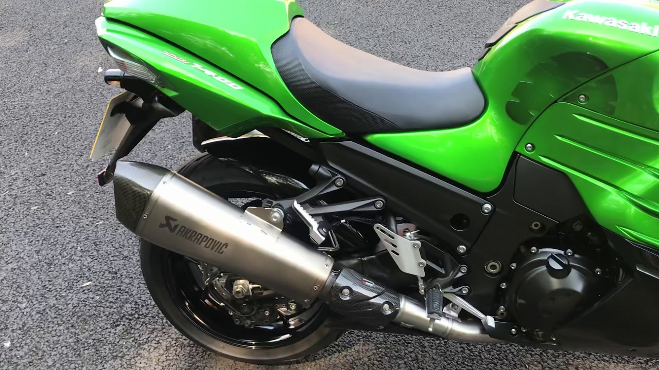 2015 65 reg Kawasaki ZZR1400 performance edition. - YouTube