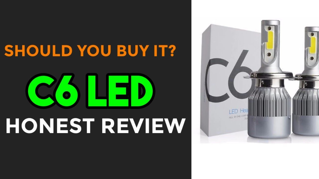 C6 led review after use | C6 LED headlight for bike - YouTube