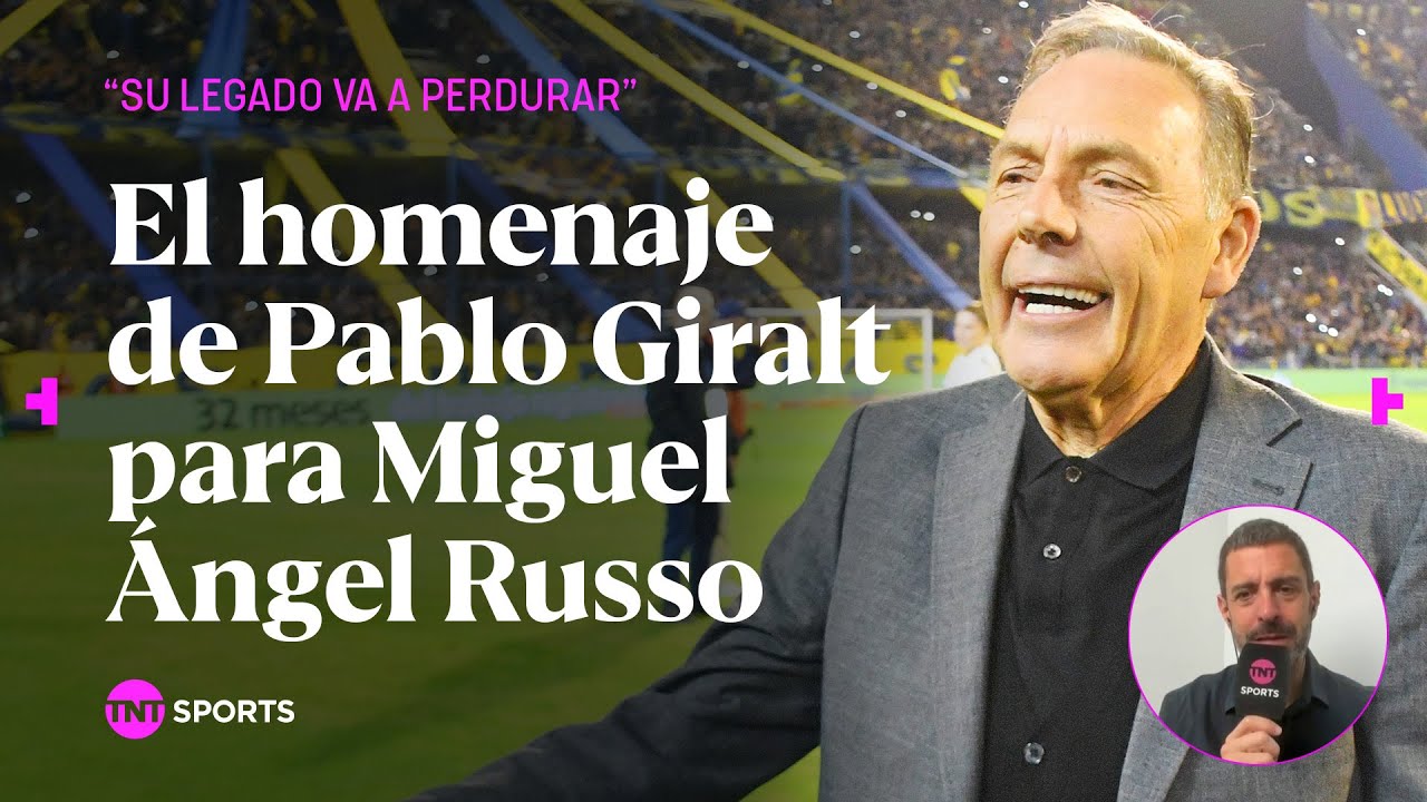 El homenaje de Pablo Giralt para Miguel Ángel Russo - YouTube