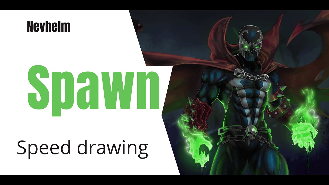 Speed drawing spawn - YouTube