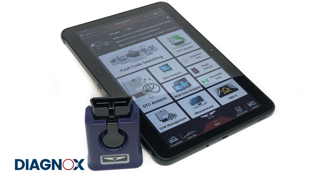 Genesis GDS Mobile Diagnostic Scan Tool - YouTube