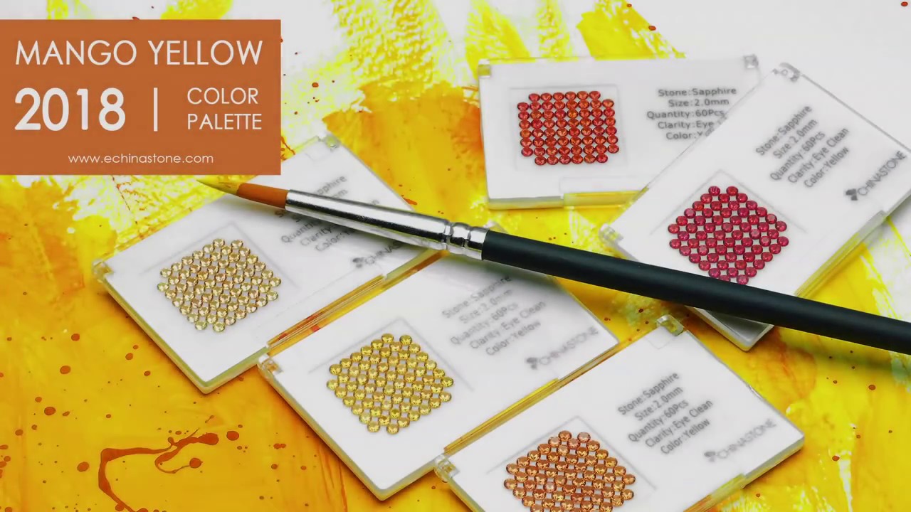 Mango Yellow 2018 Color Palette - YouTube