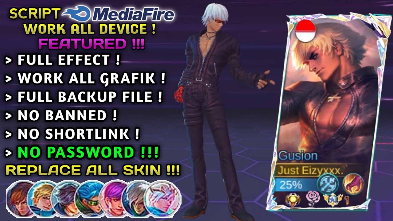 NEW | Script Skin Gusion KOF REVAMP No Password | Full Effect & Sound ...