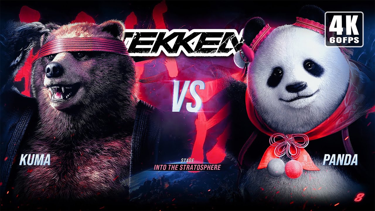 PANDA vs KUMA FIGHT Double Match | TEKKEN 8 (PS5) Ultra Graphic 4K60FPS ...
