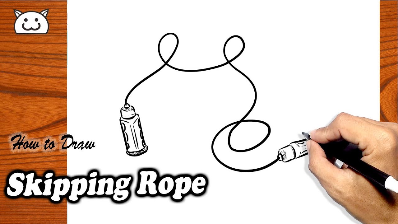 How to Draw Skipping Rope - YouTube