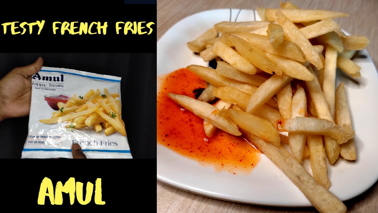 Amul French Fries Cooking ||अमूल फ्रेंच फ्राइज कुकिंग 🍟 Amul Frozen ...