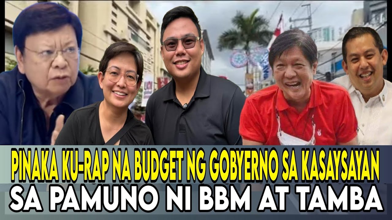 PINAKA KURAP NA BUDGET NG GOBYERNO SA KASAYSAYAN NG PILIPINAS - YouTube
