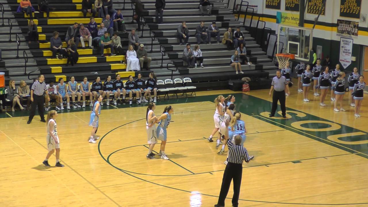 20160227 SMS Girls Basketball vs SME - YouTube