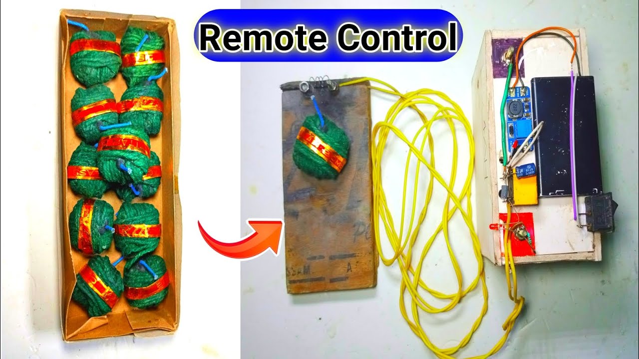 Remote Control से चलाऔ Diwali Crackers 100%working || @MuE500 - YouTube