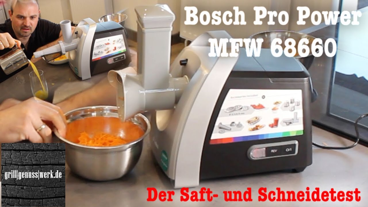 Bosch Pro Power MFW 68660 Rollschneider und Entsafter - Test und Fazit ...