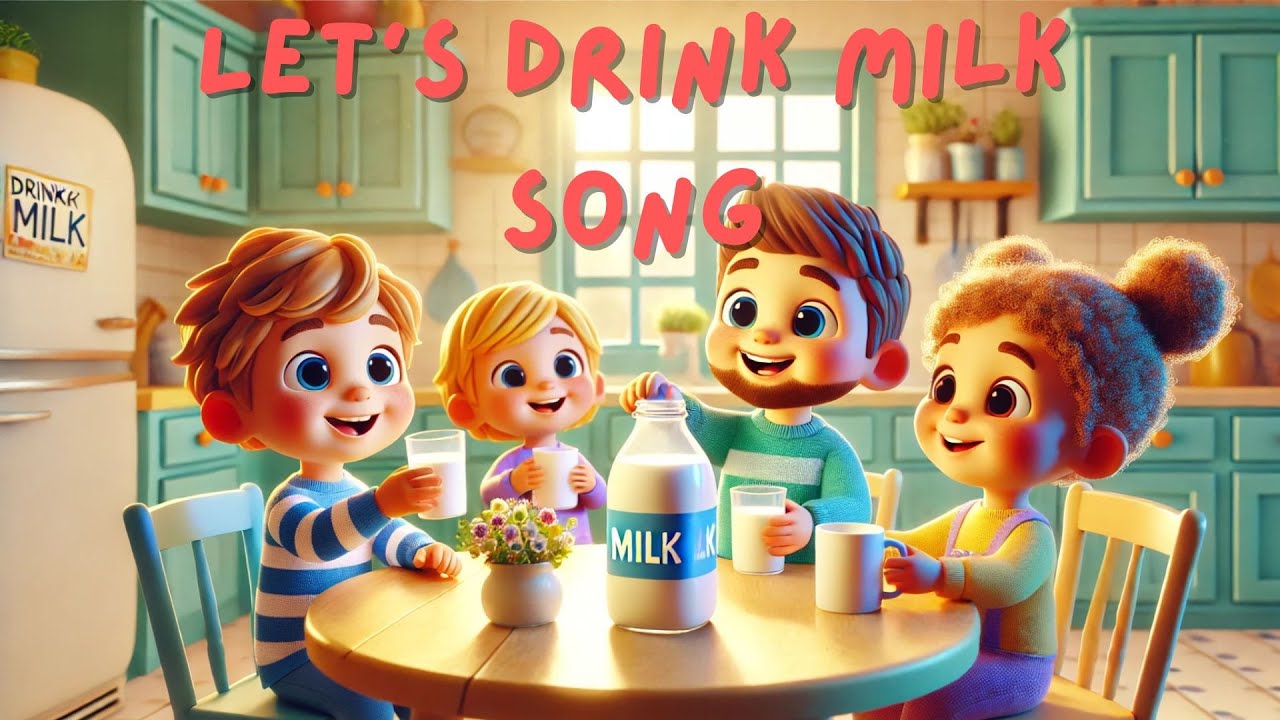 Let's Drink Milk Song #kidsvideo / #kidssong / #toddlers - YouTube