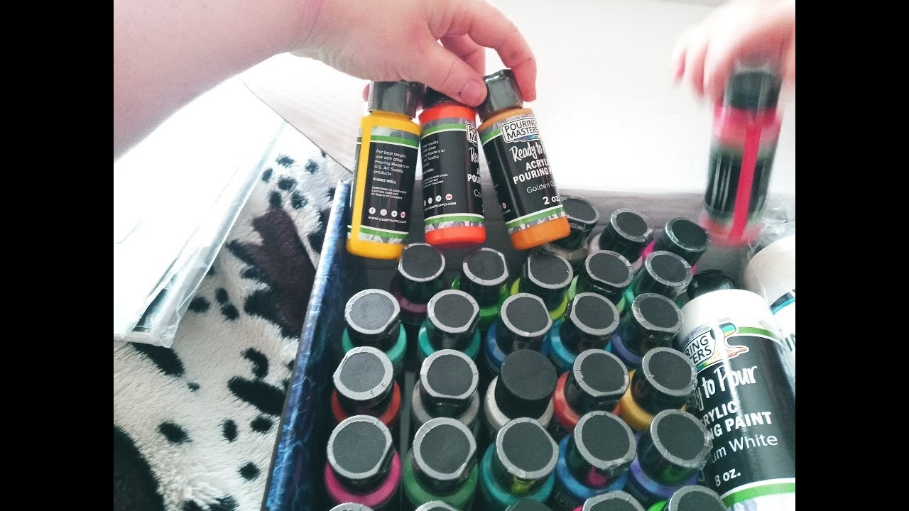 U.S. Art Supply Pouring Masters 36-Color Ready to Pour Acrylic Pouring ...