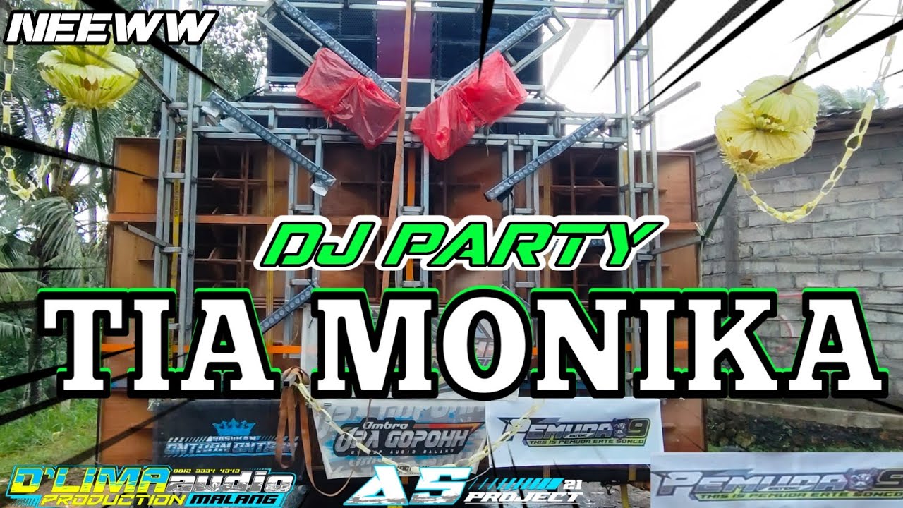 DJ TIA MONIKA ~DJ PARTY PEMUDA 09 FEAT D'LIMA AUDIO MALANG - YouTube