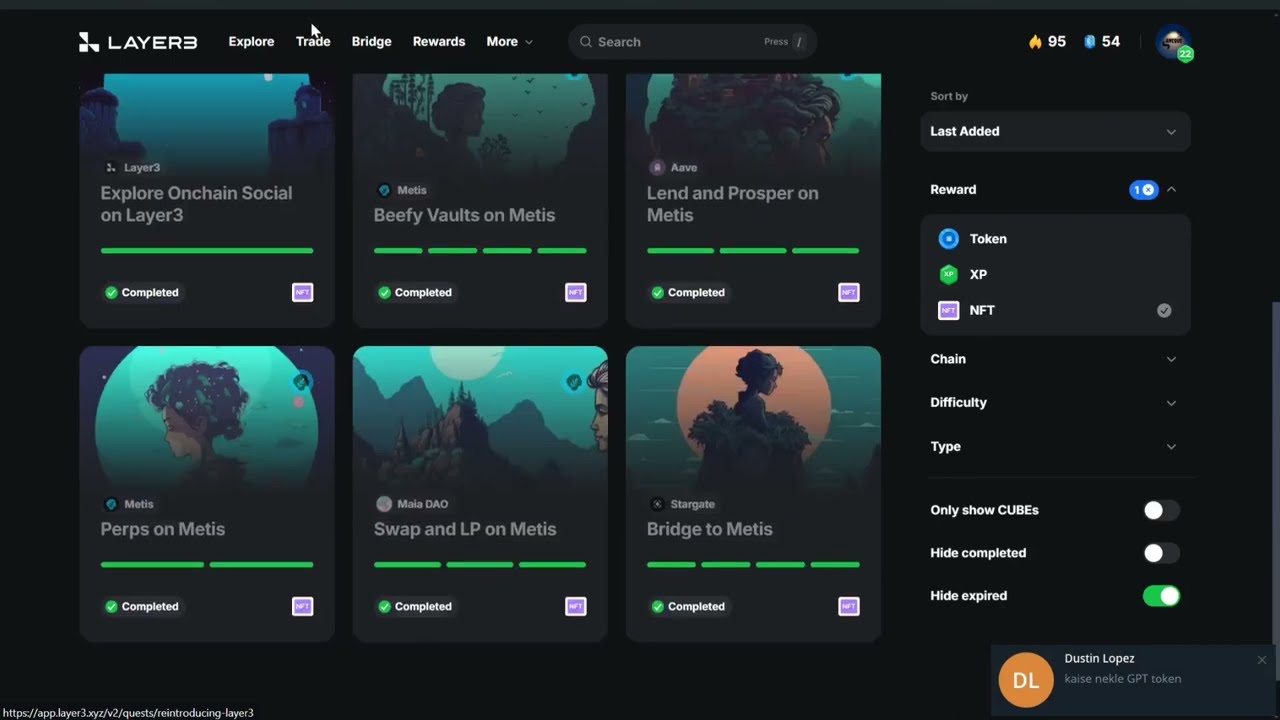 Layer3 Biggest Crypto Airdrop | ZKSync Era , Linea , Scroll , Base ( Omnichain ) Step By Step ...
