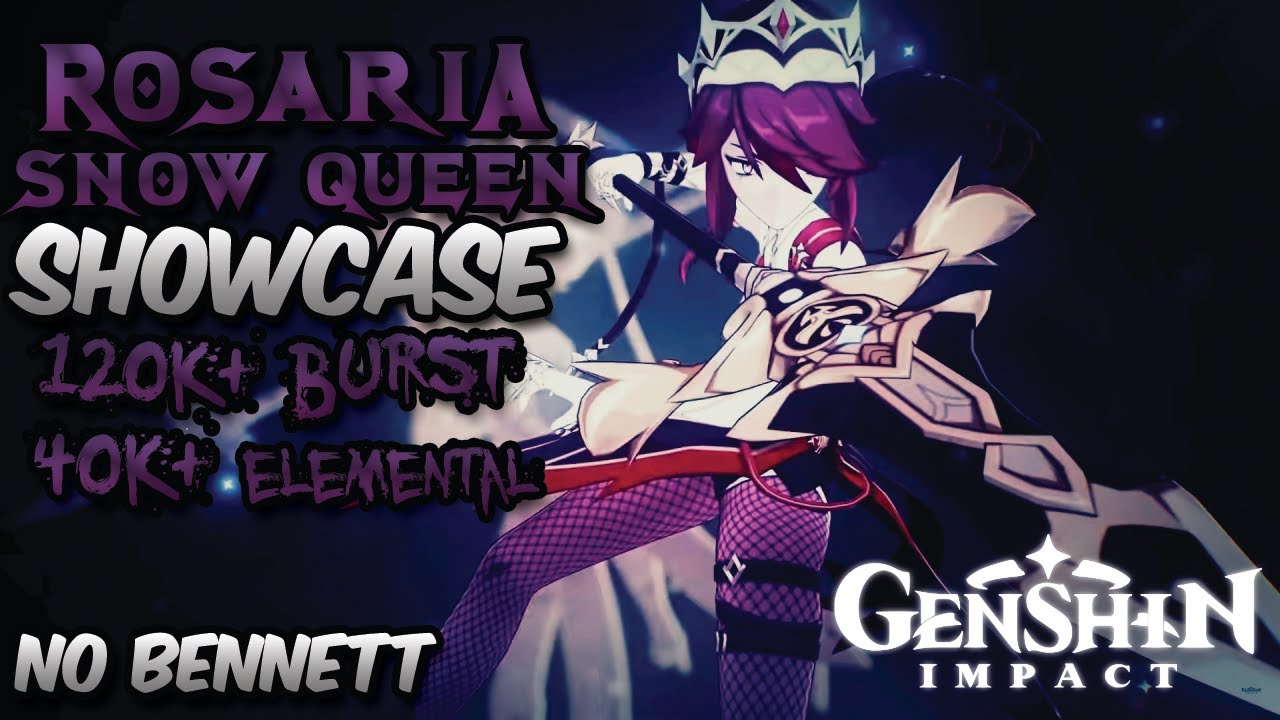 Rosaria C6 DPS/Support Build Showcase | 210% CRIT.DMG/2.9k ATK ...