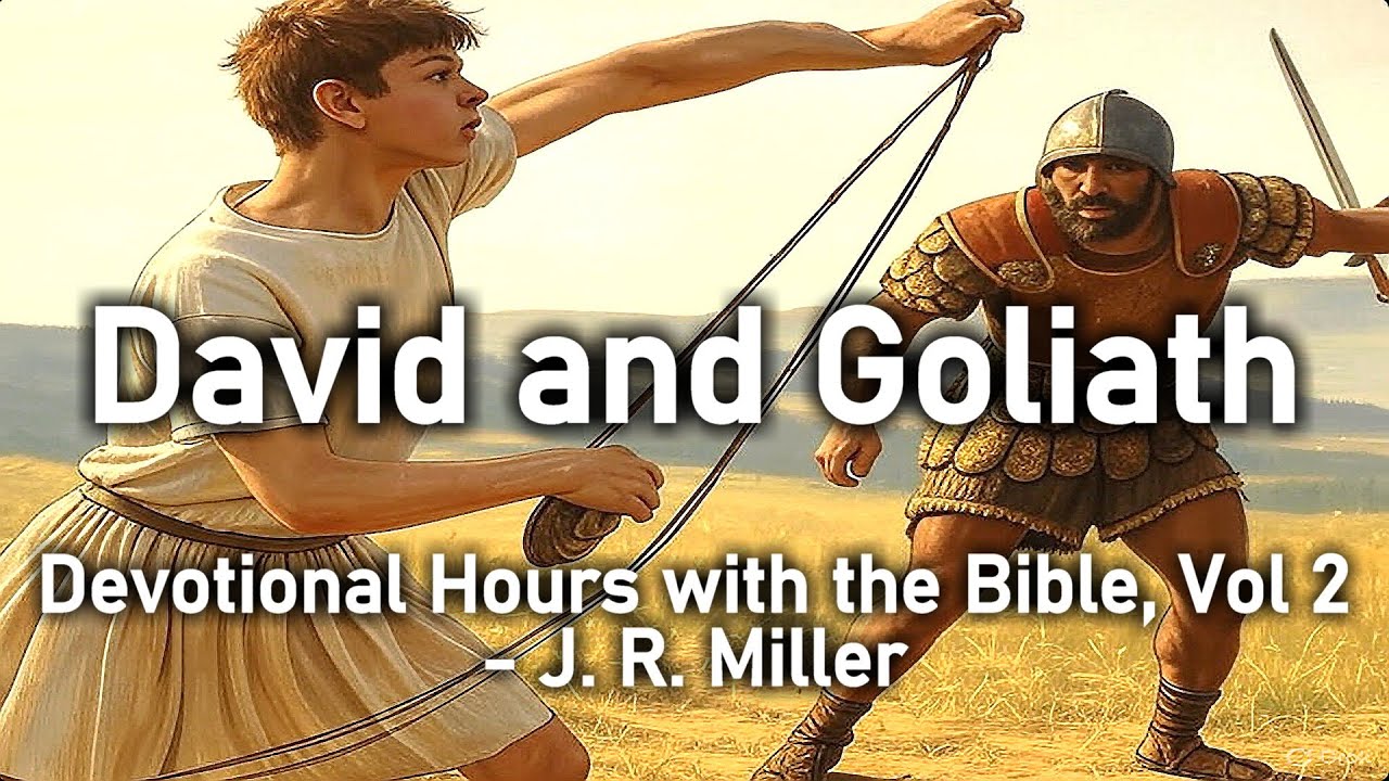 "David and Goliath," from the book, "Devotional Hours with the Bible ...