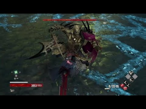 Code Vein - Gilded Hunter Boss Fight NG+ (Solo) - YouTube