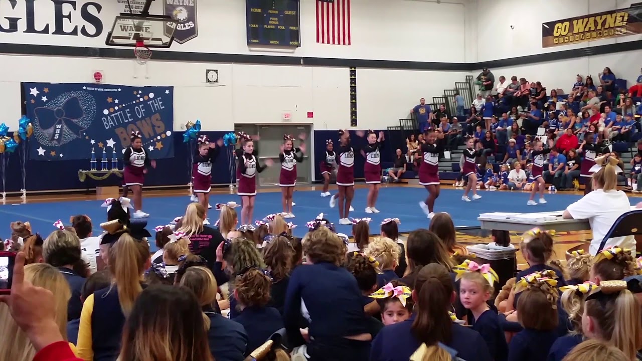 Lyons lions cheerleading team the best :) - YouTube