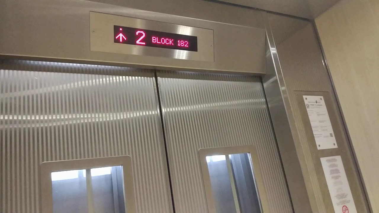 Block 182 Carpark Woodlands IFE Elevator Lift B - YouTube