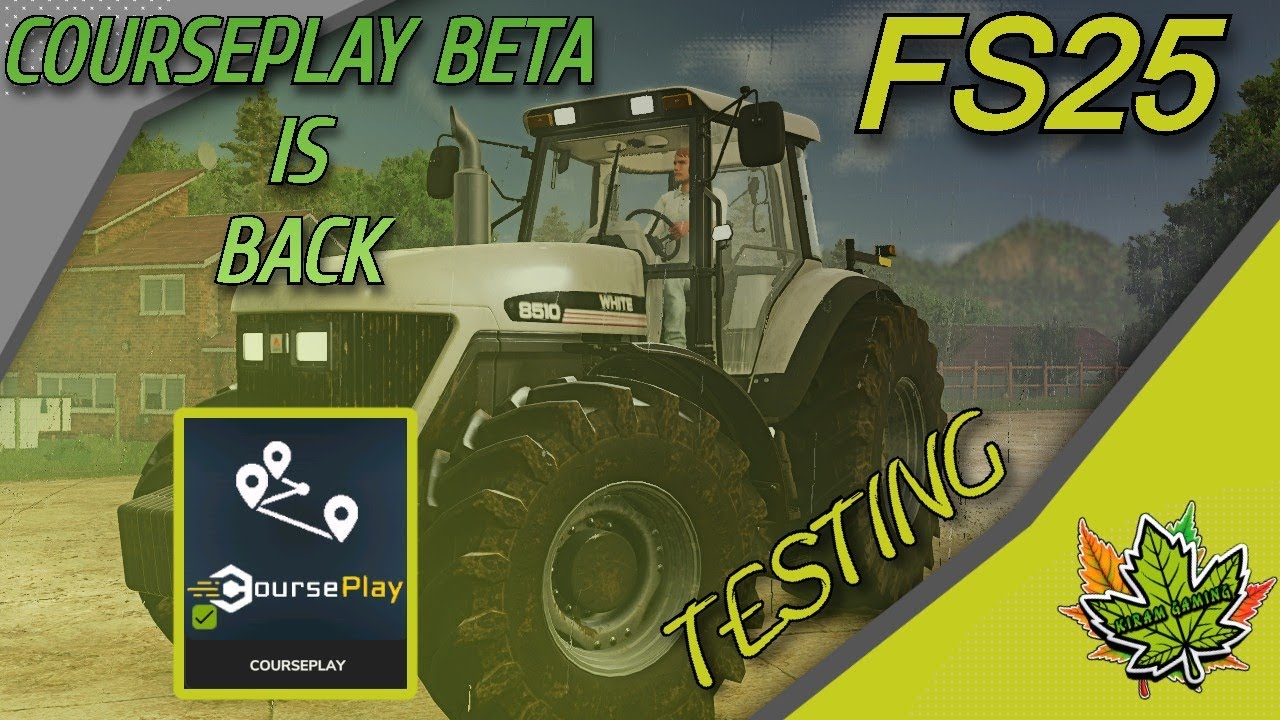 Trying Courseplay BETA in Farming Simulator 25 #shortslive - YouTube