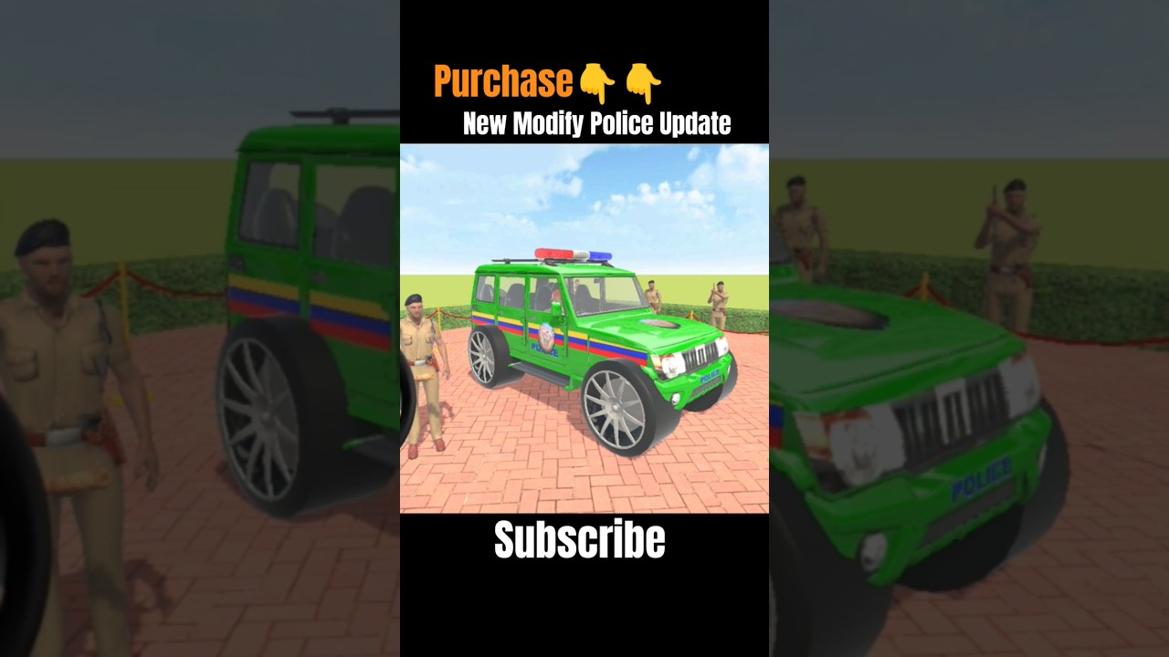 New Modify Police Car Delivery 💥 Indian Treft Auto Simulator #trending ...