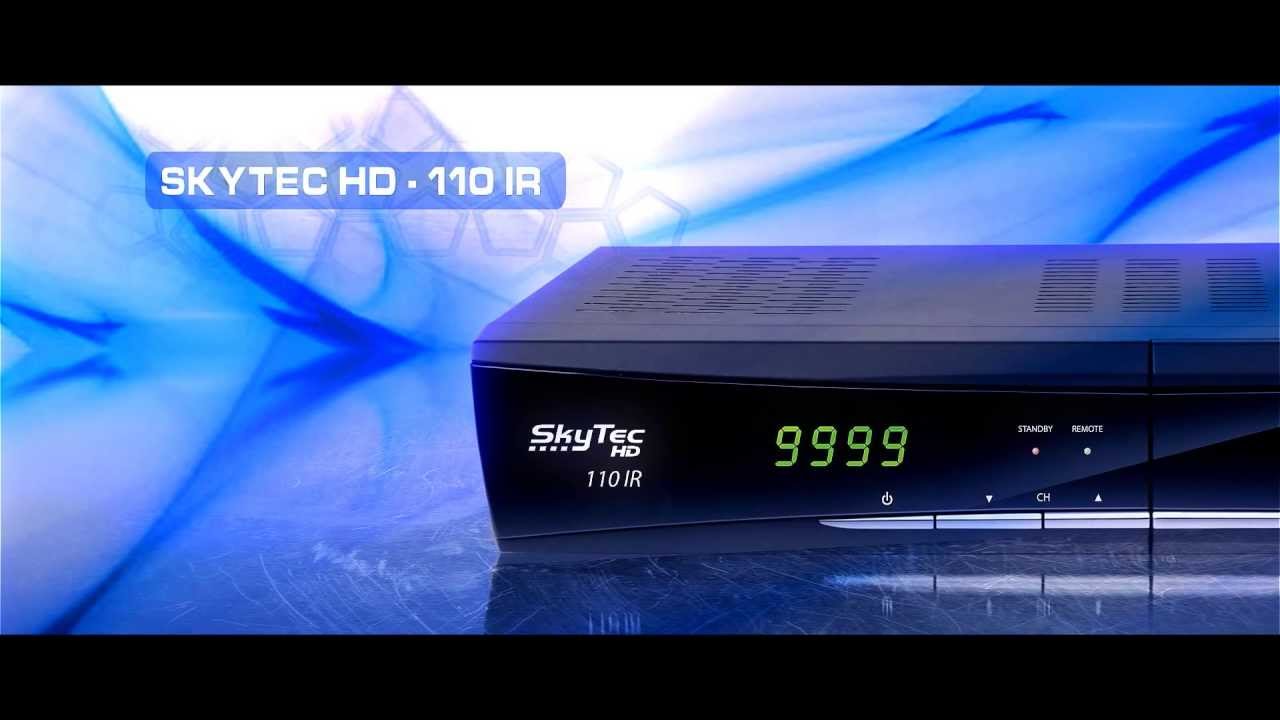 SkyTec HD 110IR Irdeto embedded satellite receiver - YouTube