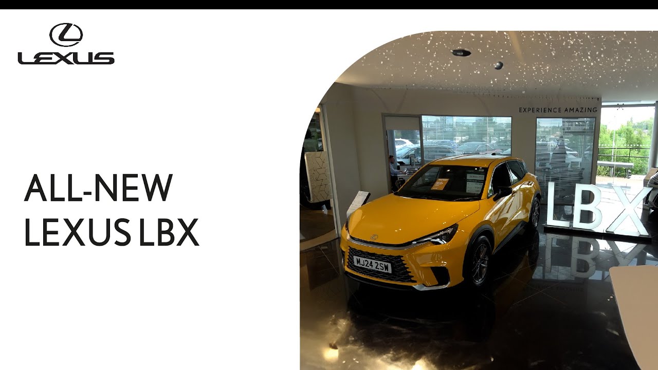 WOULD THE PASSIONATE YELLOW ALL-NEW LEXUS LBX BE YOUR CHOICE? - YouTube