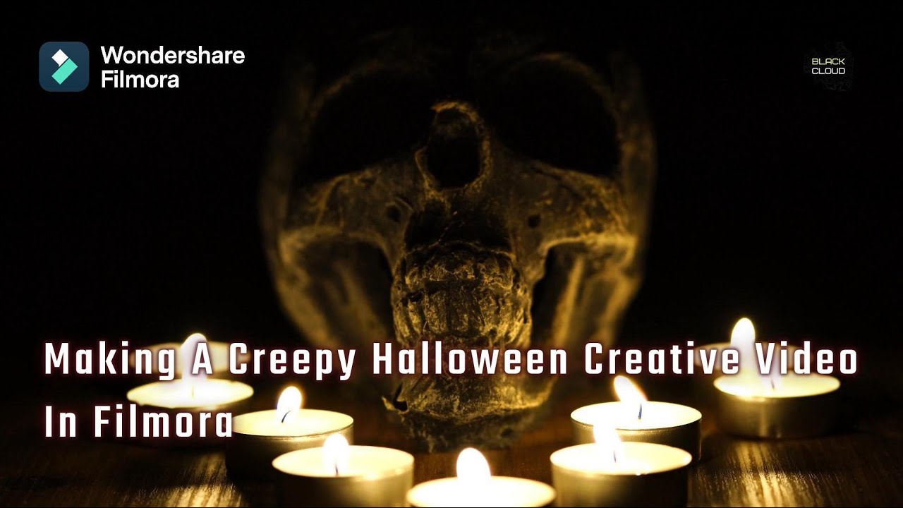 Making A Creepy Halloween Creative Video In Filmora - YouTube