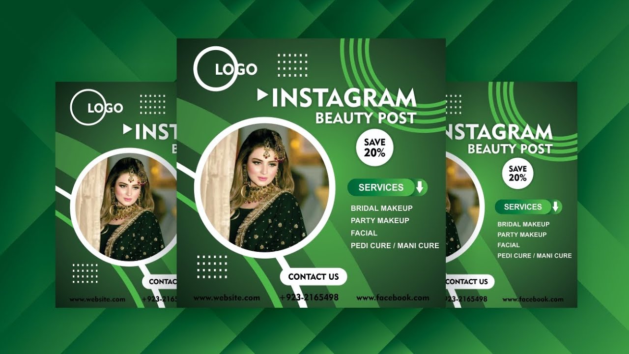 How to design Instagram post in coreldraw | Instagram post kaise banaye ...