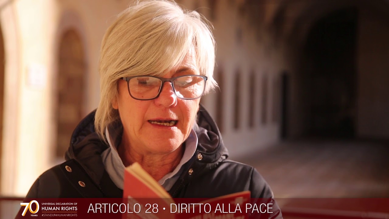 Articolo 28 Diritto alla pace - YouTube