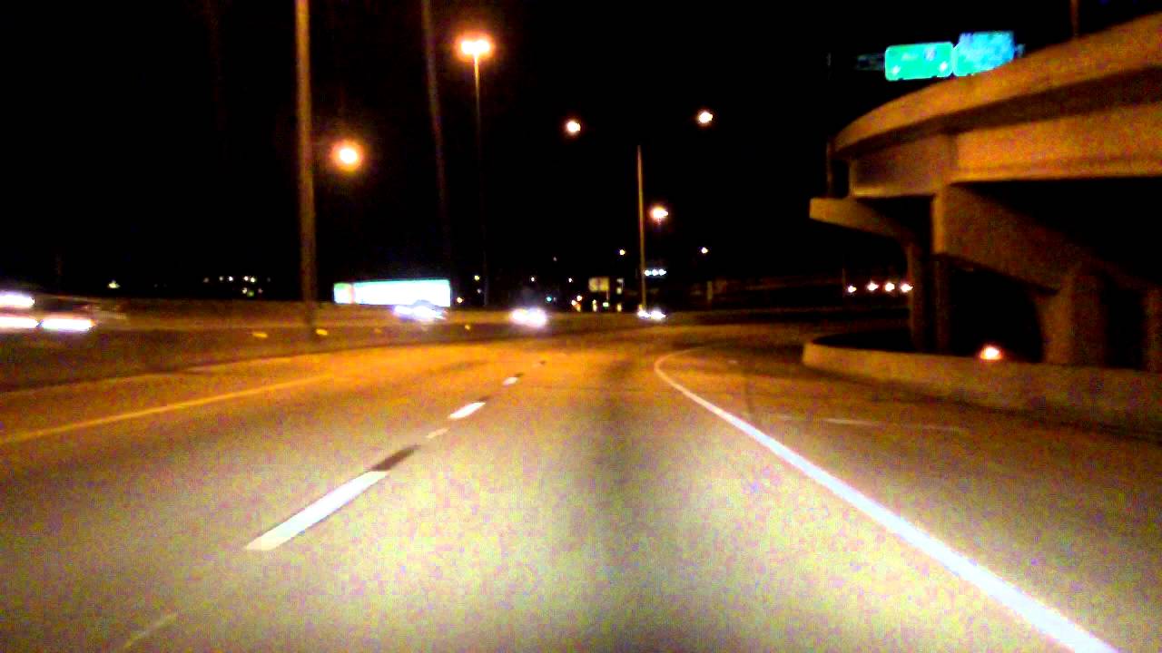 Interstate 95 - Florida (Exits 350 to 354) northbound (Night) - YouTube