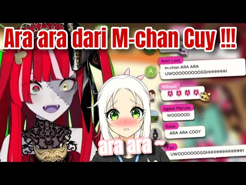 Ollie terkejut ketika M-chan tiba-tiba memberikan Ara-Ara kepada Zomrade!!! 【klip id holo】