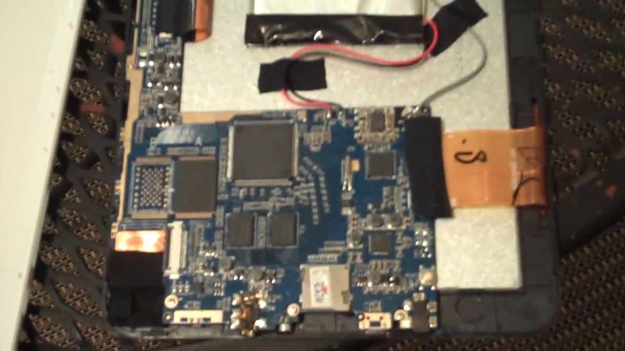 Scrapping An Android Tablet: Gold Recovery - YouTube