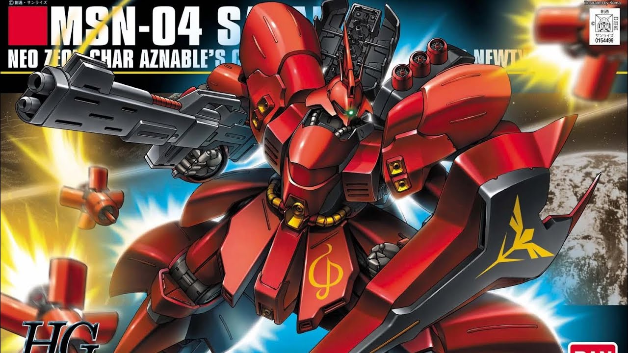 HG 1/144 Sazabi Review - YouTube