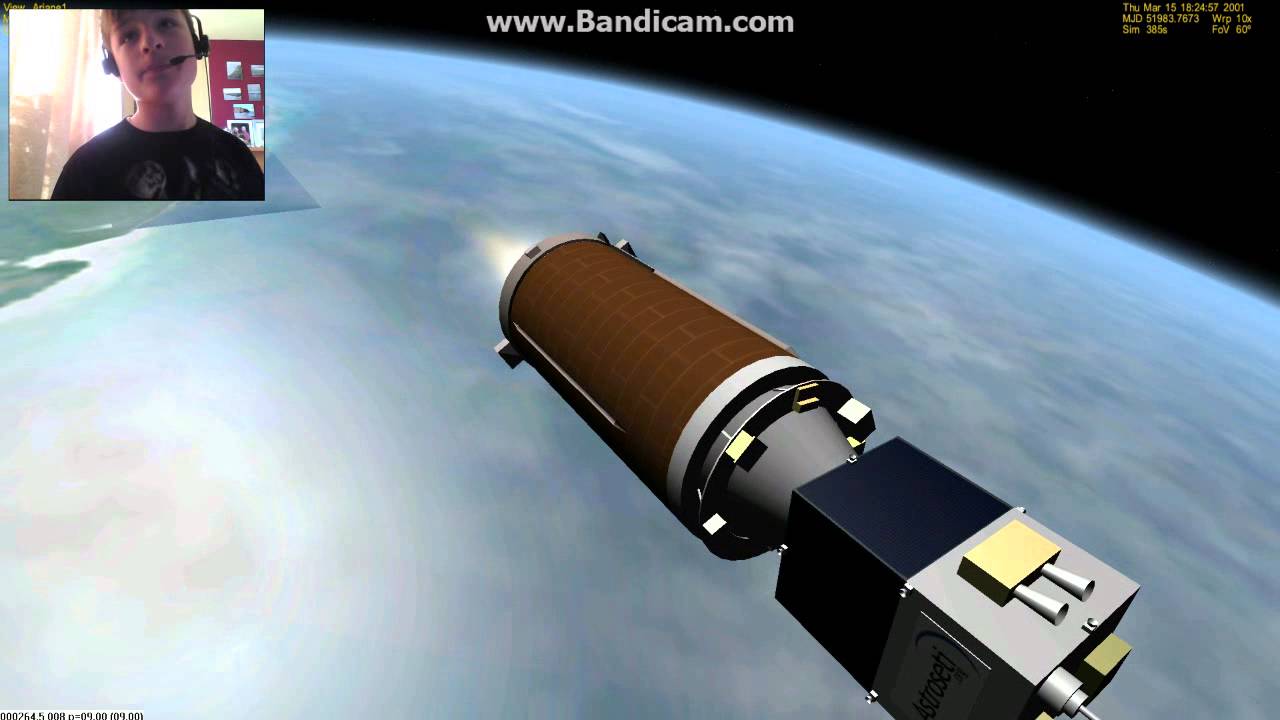 Ariane 1 Launch in Orbiter - YouTube