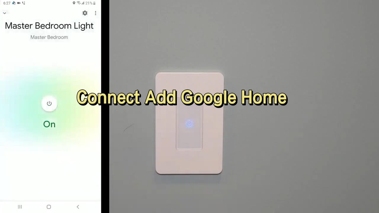 Smart Switch Connection Add Google Home Tutorial - YouTube
