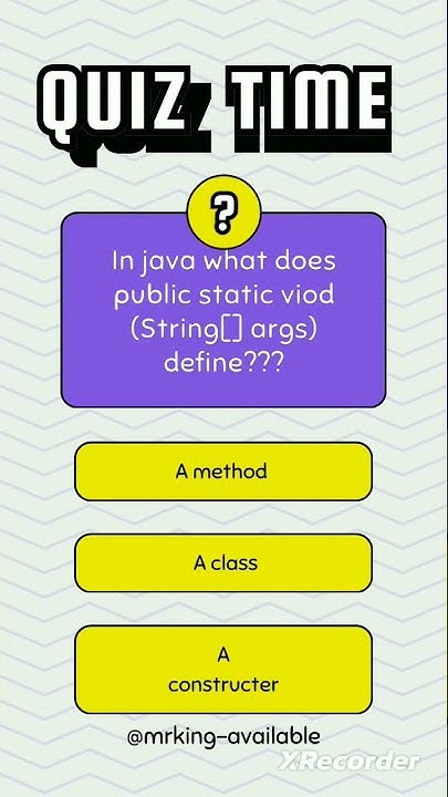 Java Quiz Time: How Well Do You Know Java? | Test with MCQs | #JavaQuiz ...
