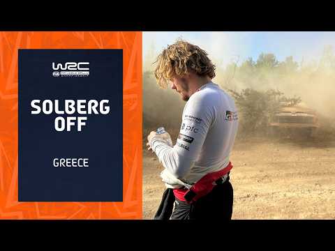 Solberg Slides Off | WRC EKO Acropolis Rally Greece 2026