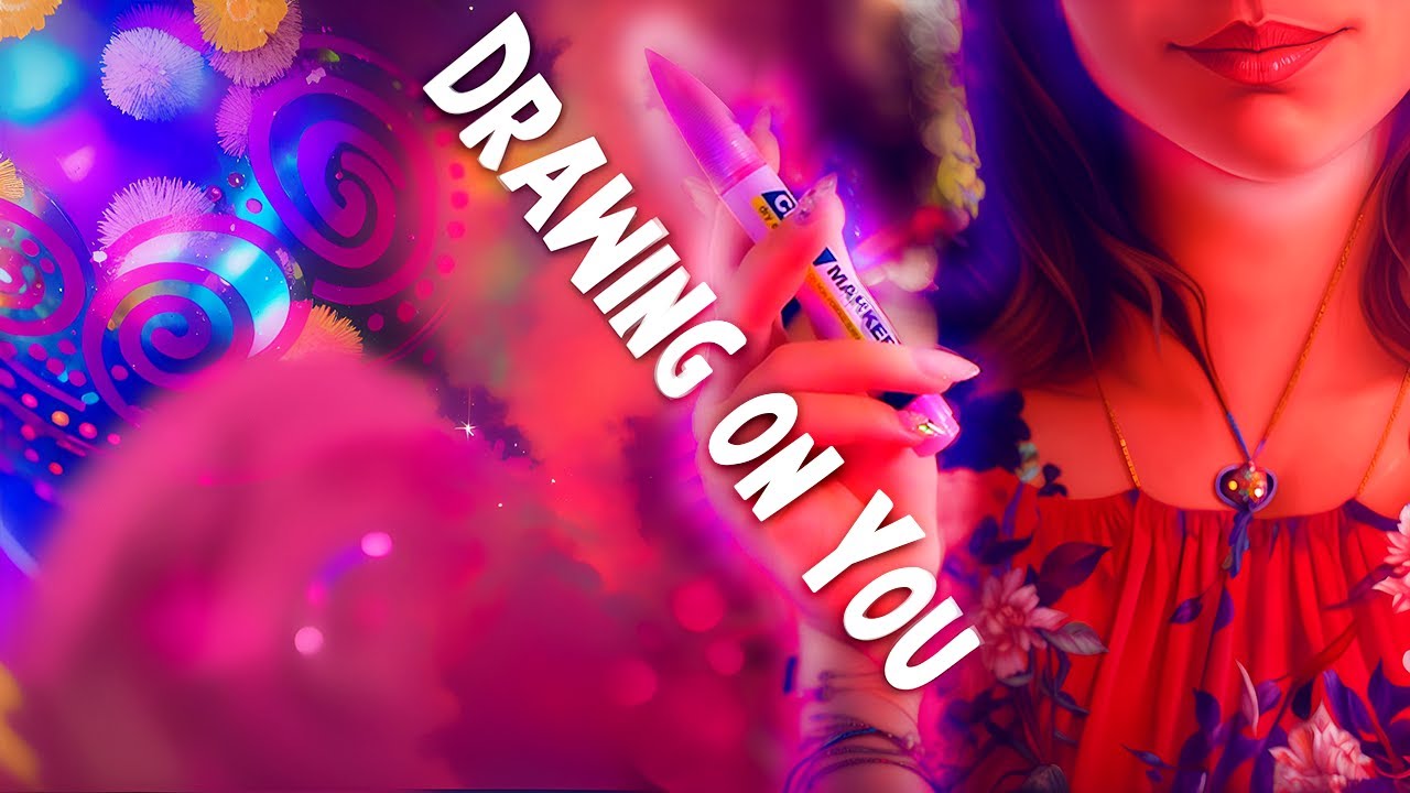 ASMR Drawing on Your Face and... 💎 No Talking - YouTube