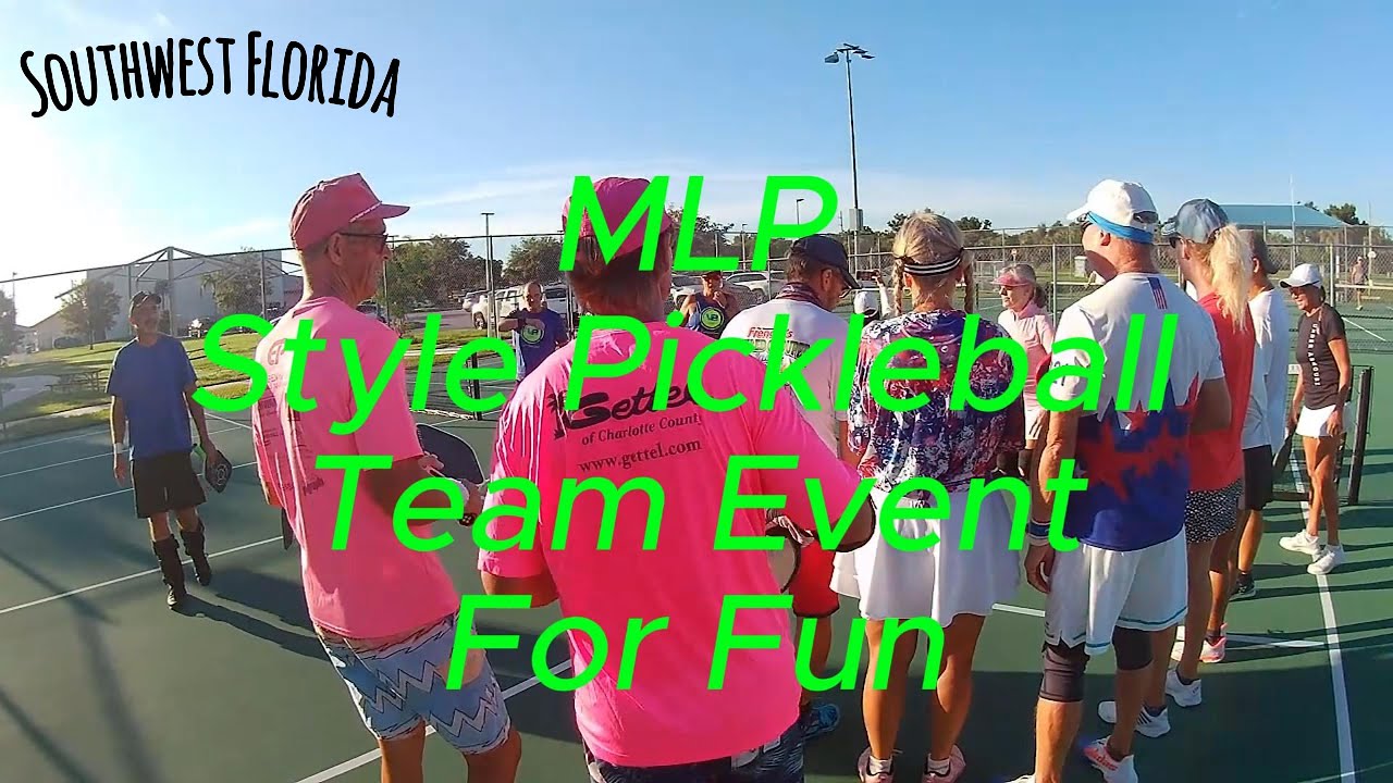 MLP Style Pickleball Team Fun Day - Four MXD Teams - Round One ...