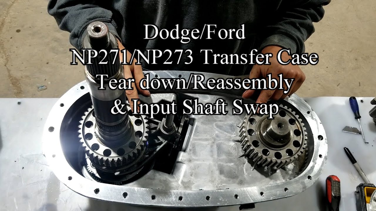 Ford NP273 Transfer Case - Dodge Input Shaft Swap - YouTube