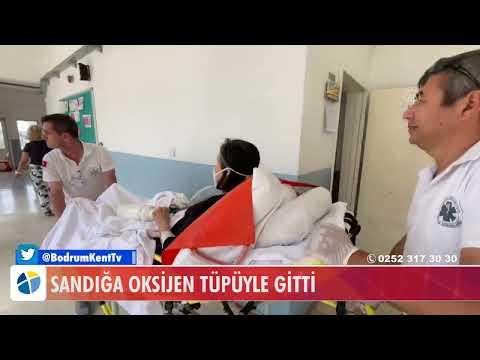 SANDIĞA OKSİJEN TÜPÜYLE GİTTİ
