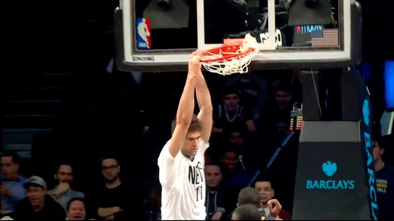 Brook Lopez -- 24 Points 11-17 FG, 2 Blocks | Nets vs Pacers 3/31/15 ...