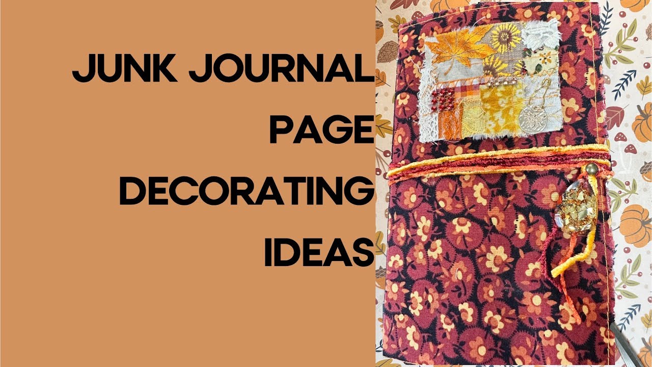 Decorating Journal Page and Cover Ideas - Fall Retro Vibes - Part 2 ...