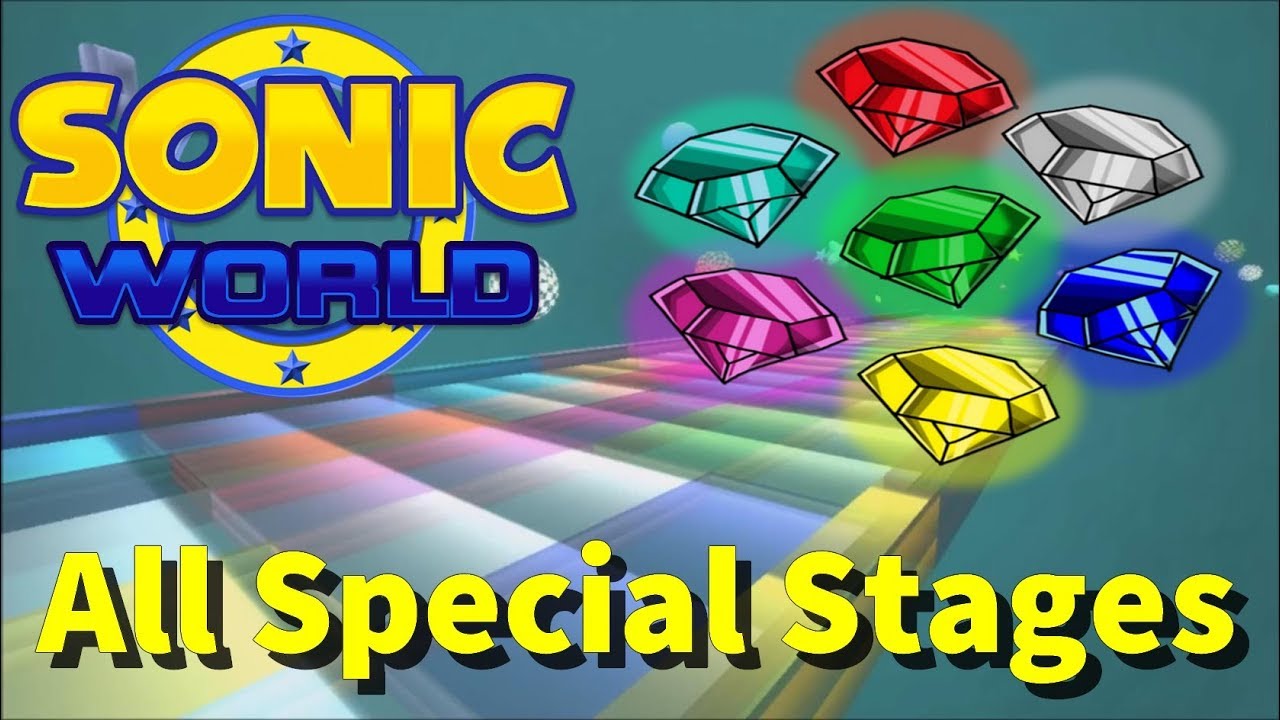 Sonic World R9 - All Special Stages - YouTube