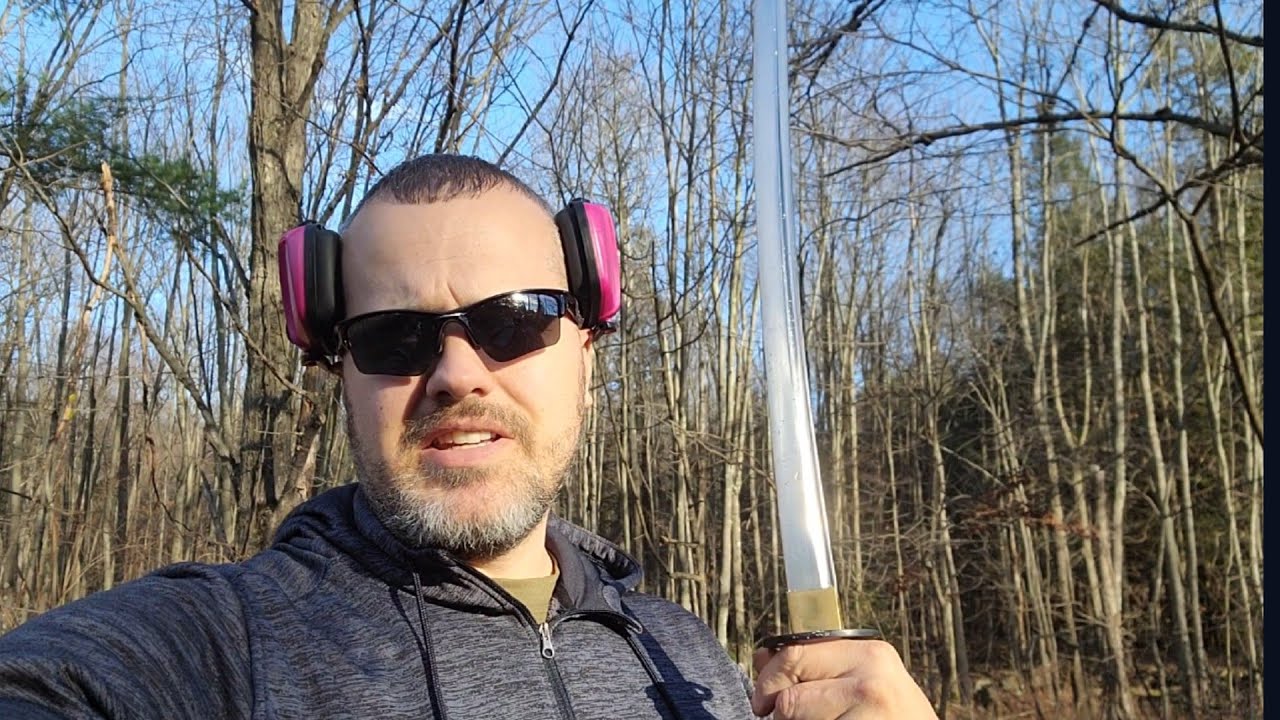 50 Cal Glock VS Samurai Sword - YouTube